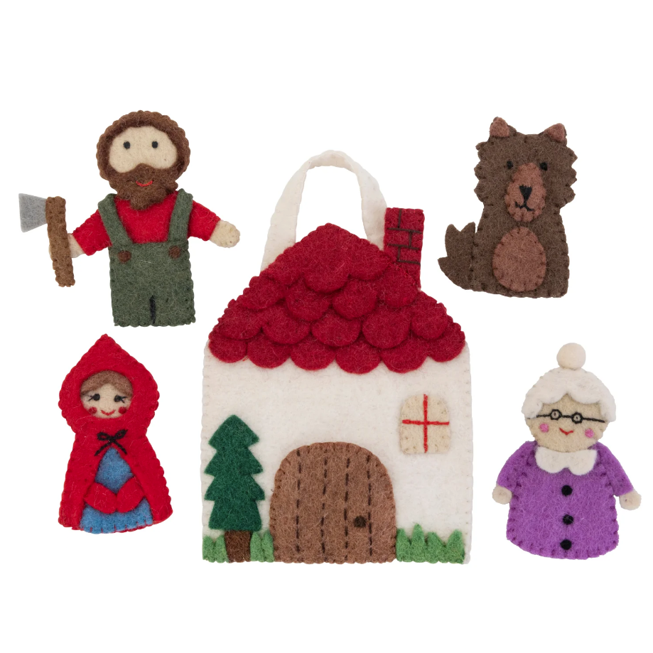 Red Riding Hood Finger Puppet Playbag – Te Akau School Fundraiser